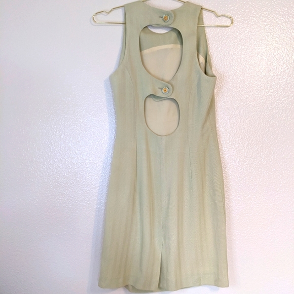 Dresses | Vintage Open Back Keyhole Dress | Poshmark